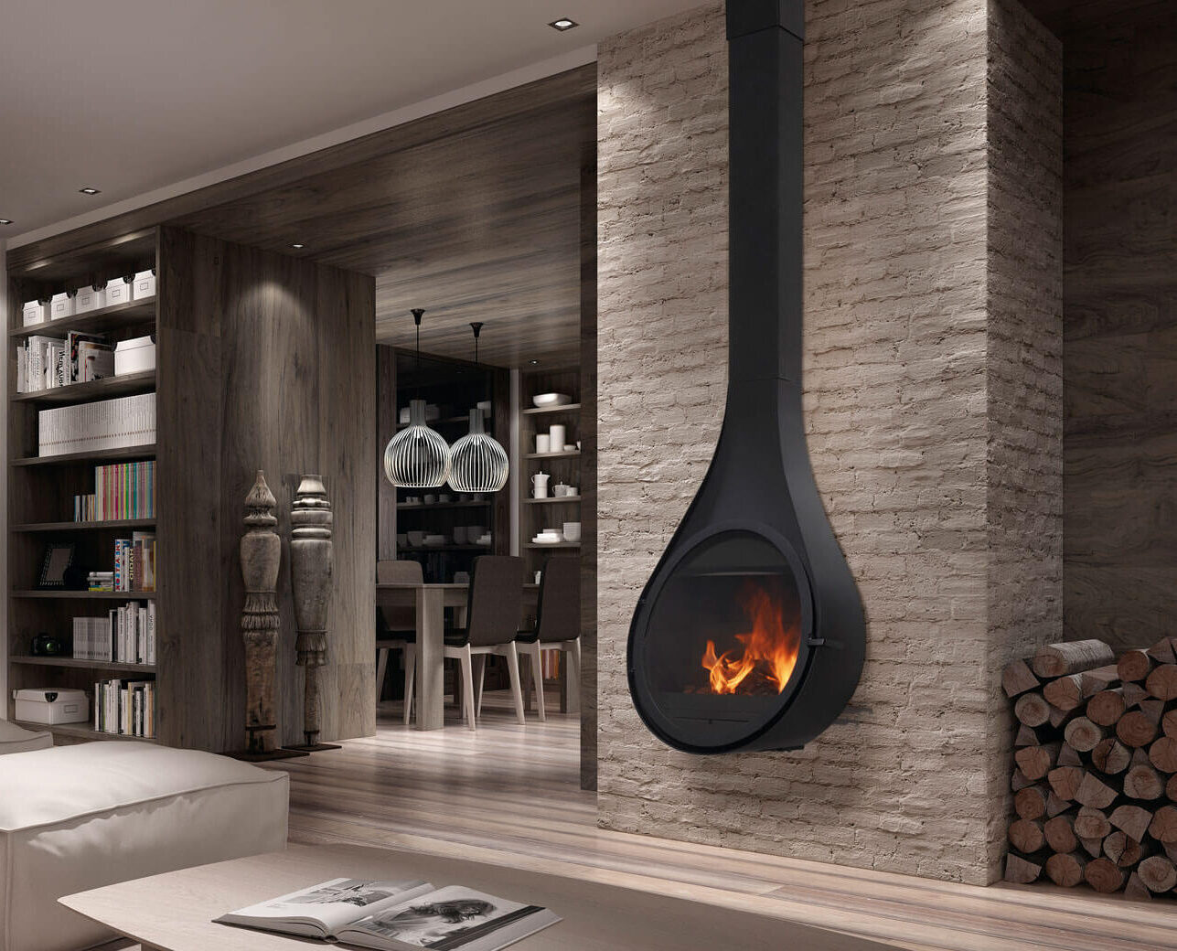 Designový krb Drop | Flamen Czech Republic, s.r.o.