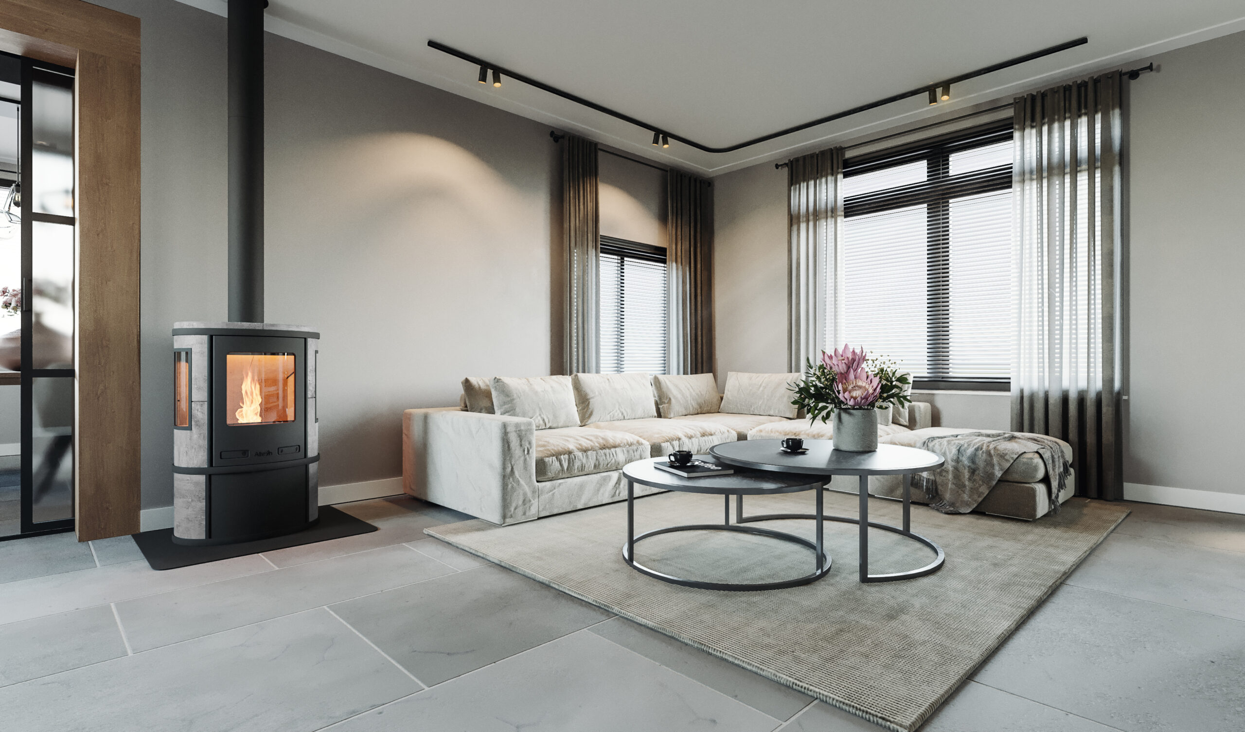 ECOSY PELLET s bočními proskleními | Flamen Czech Republic, s.r.o.